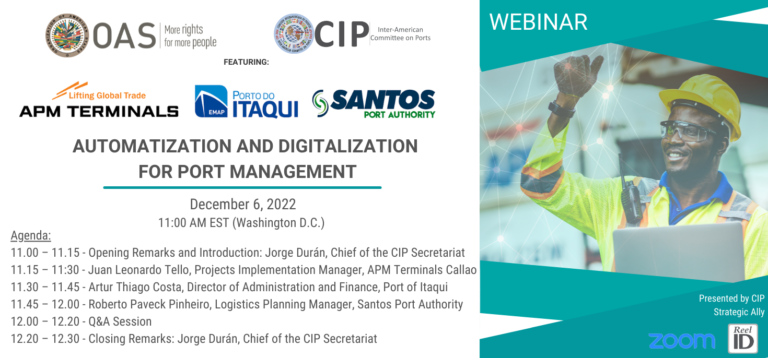 Webinars - Inter-American Committee on Ports (CIP)